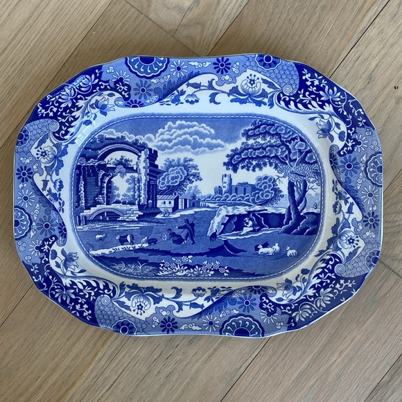 Spode | Dining | Spode Blue Italian 2 Oval Platter | Poshmark